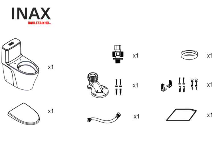 Bồn Cầu INAX AC-989VN (AC989VN) 1 Khối Aqua Ceramic