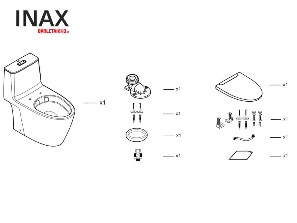 Bồn cầu INAX AC-902VN Chính Hãng, Giá Hơn 6tr Mua tại Kho